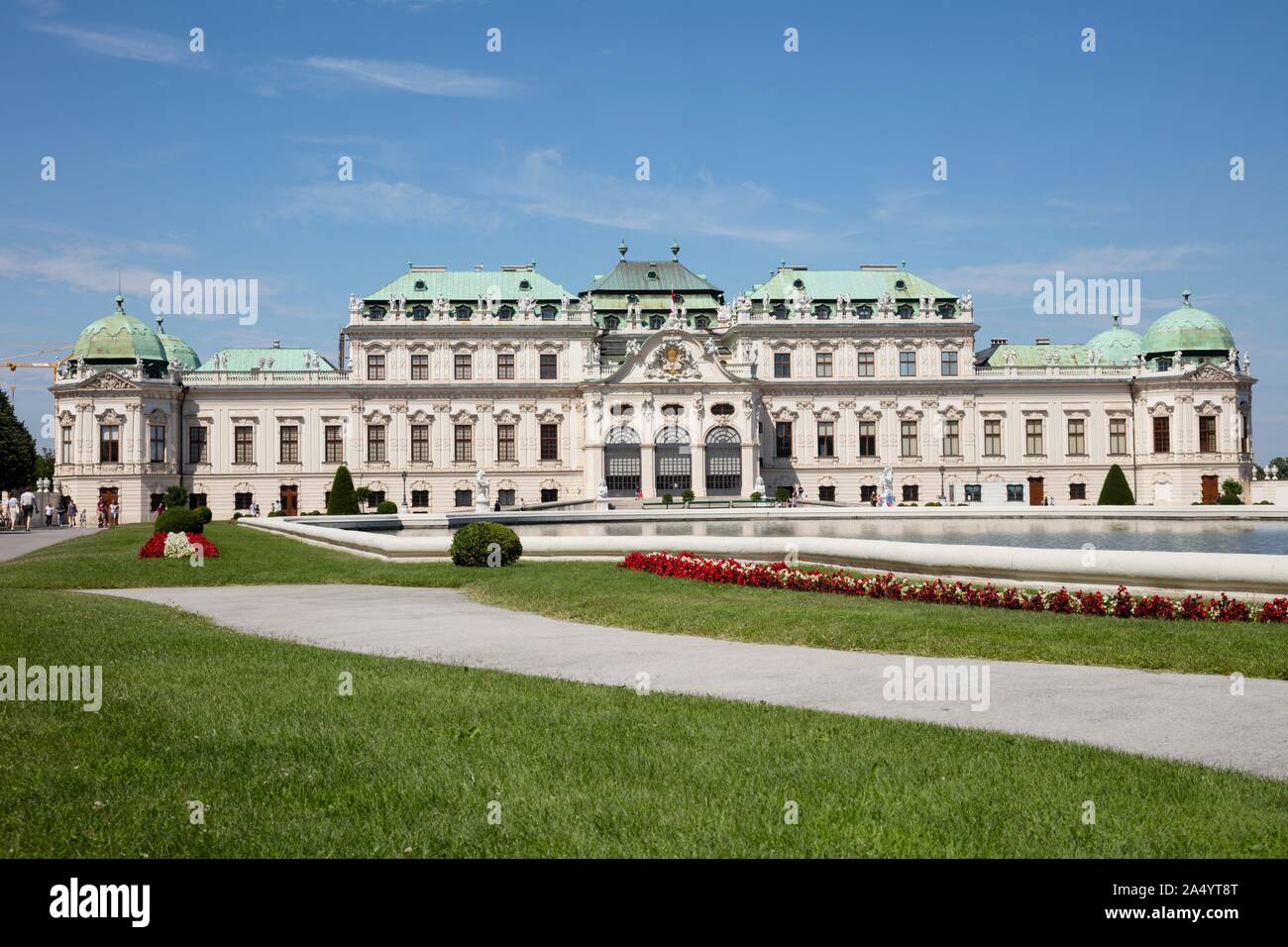 Upper Castle Belvedere, Vienna, Austria Stock Photo - Alamy