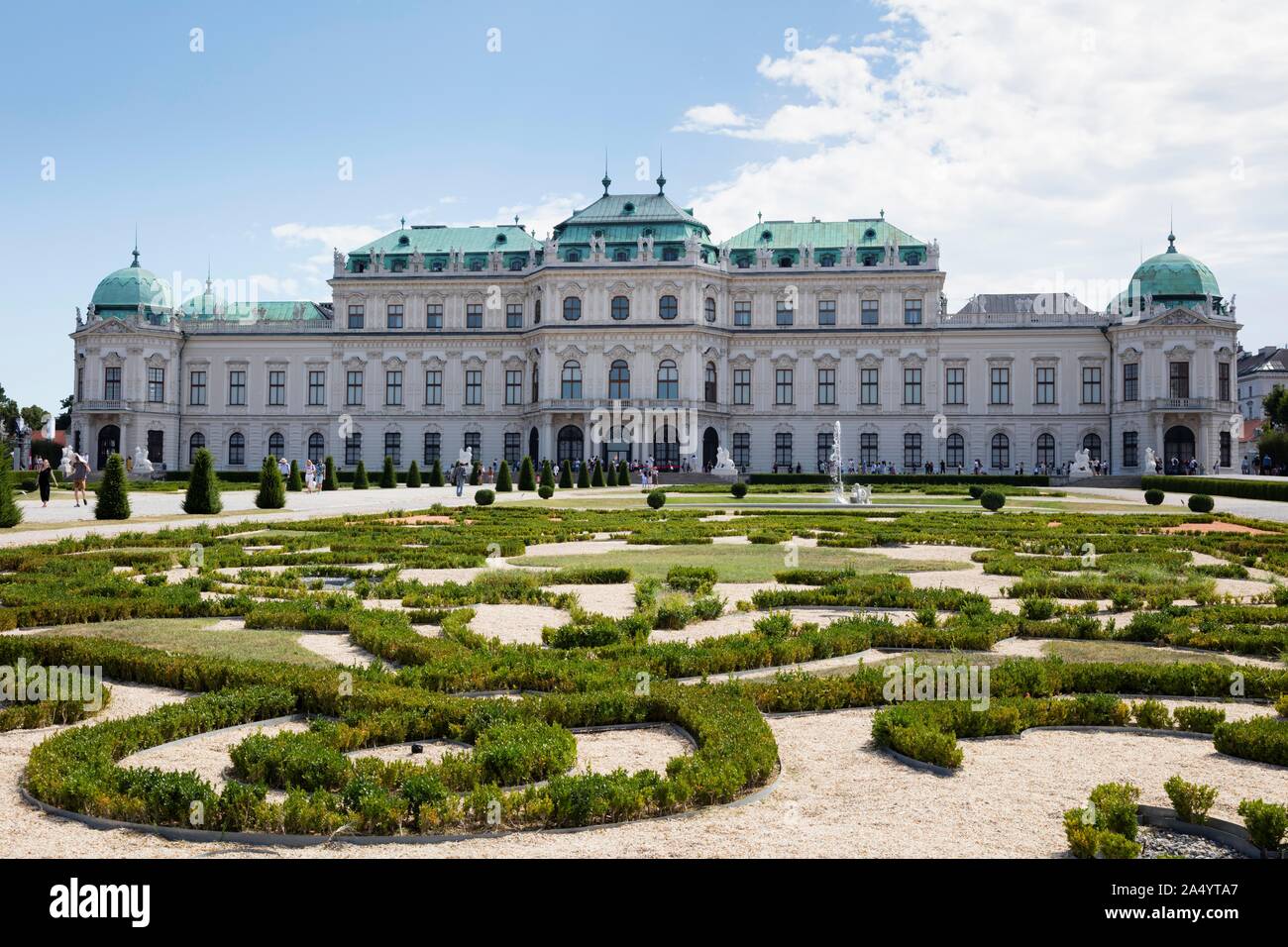 Belvedere vienna austria hi-res stock photography and images - Alamy