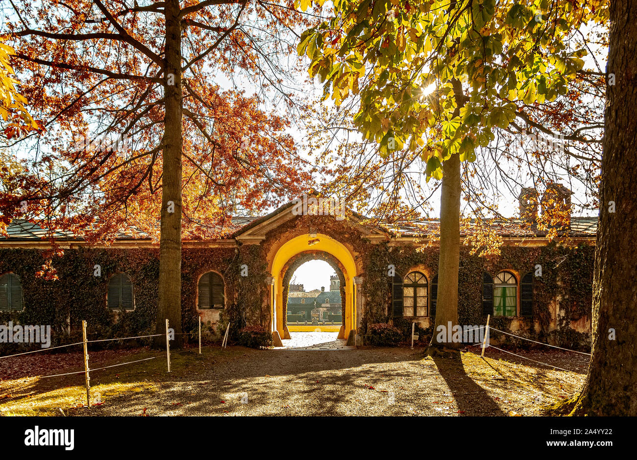 Italy Piedmont Venaria Reale La Mandria Regional park - Castello dei ...