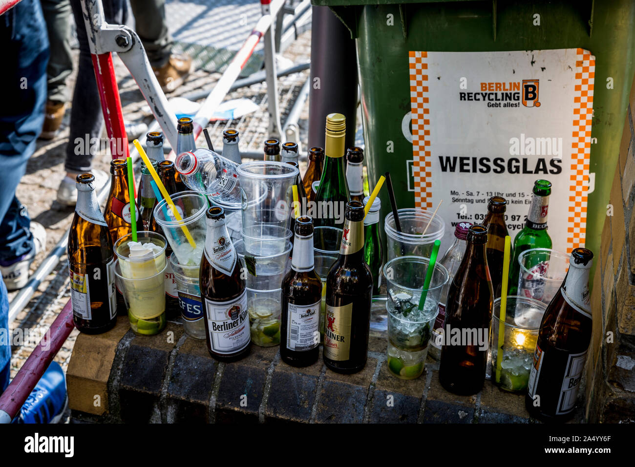 Festival litter on May Day 2019 in Berlin, Germany Stock Photo - Alamy