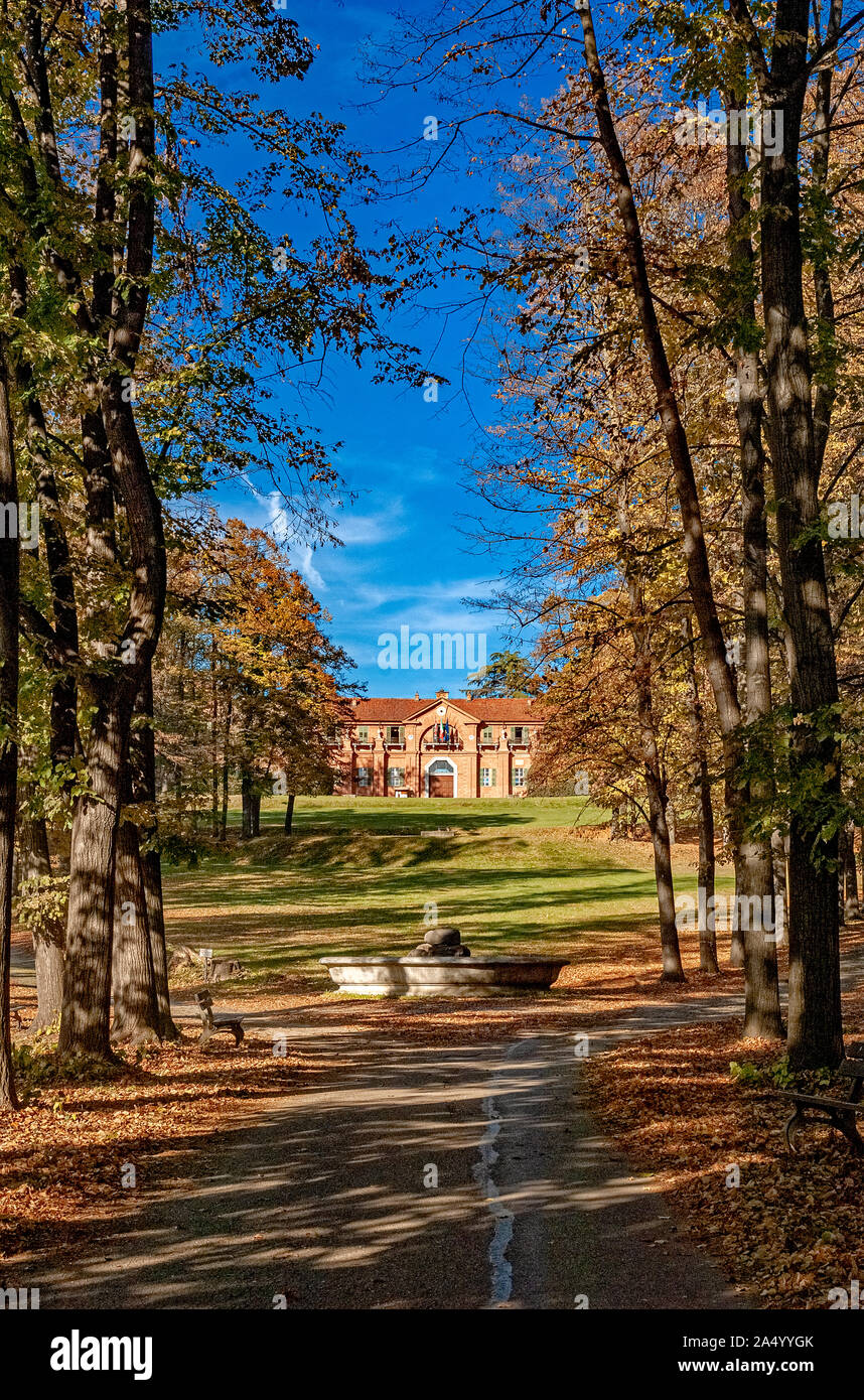 Italy Piedmont Venaria Reale La Mandria Regional park - Castle Stock ...