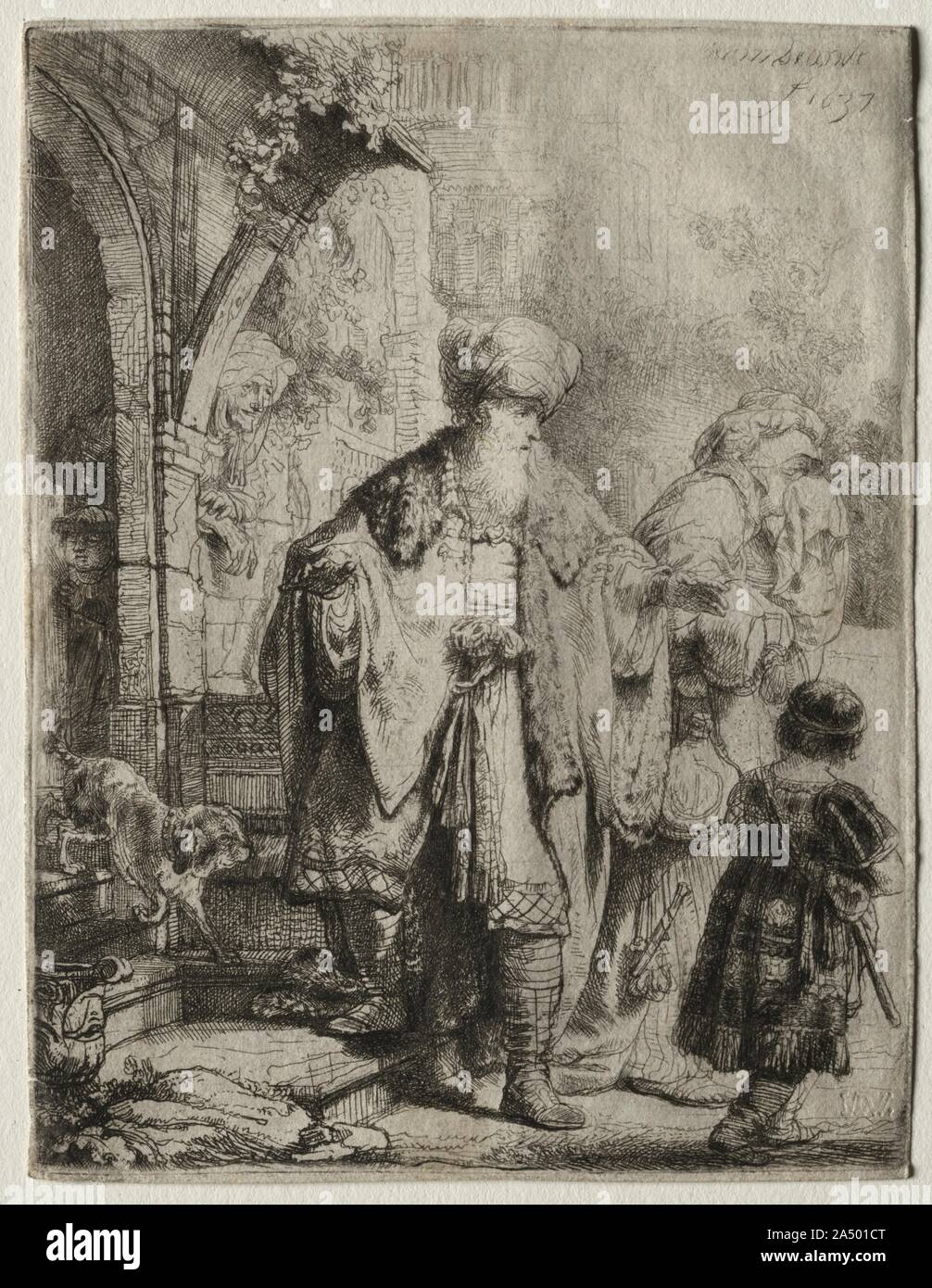 Abraham Casting out Hagar and Ishmael, 1637 Stock Photo - Alamy Abraham Casting out Hagar and Ishmael, 1637 Stock Photo - Alamy