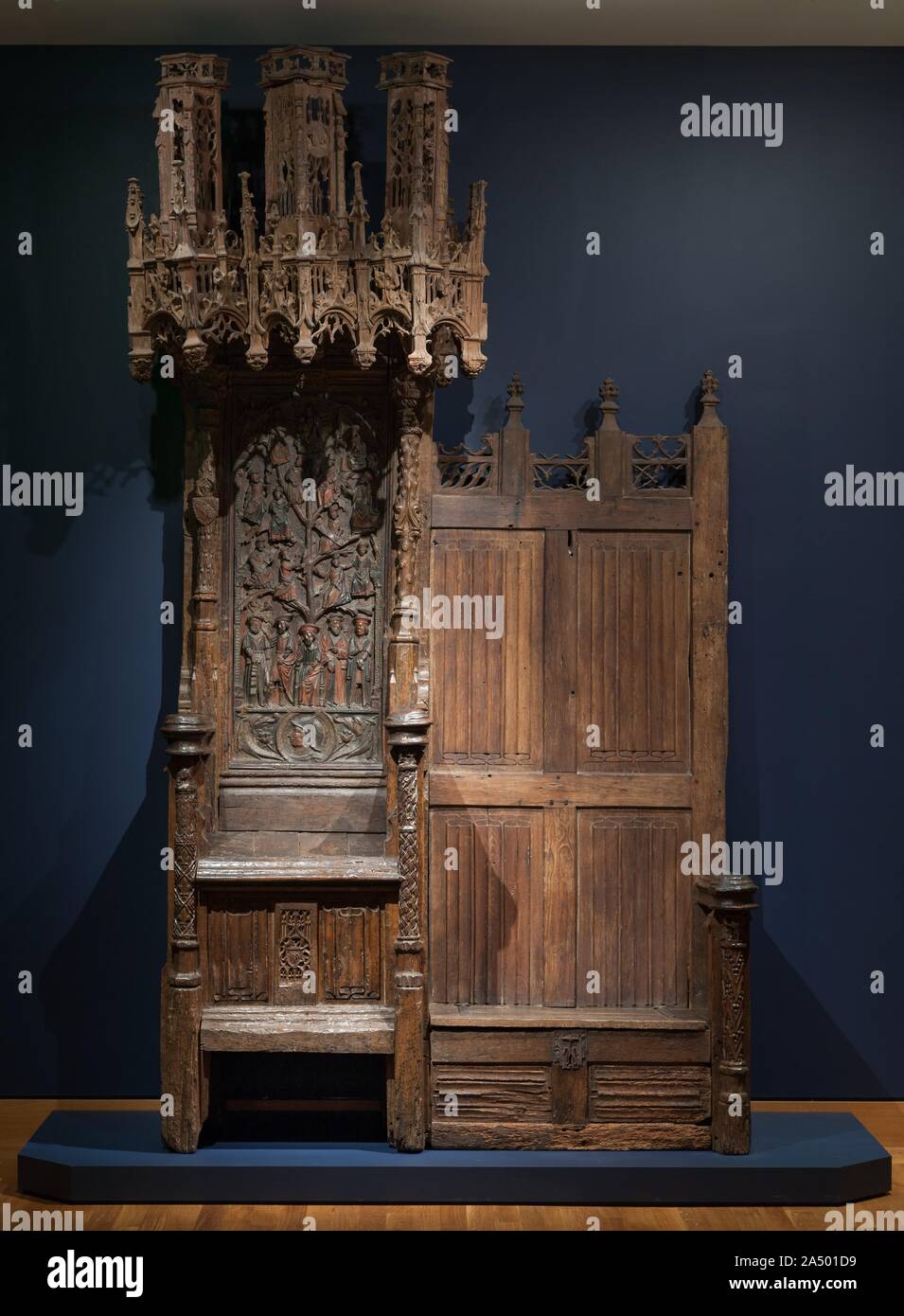 Abbot's Stall, c. 1500-1515. This elaborate chair most likely belonged ...