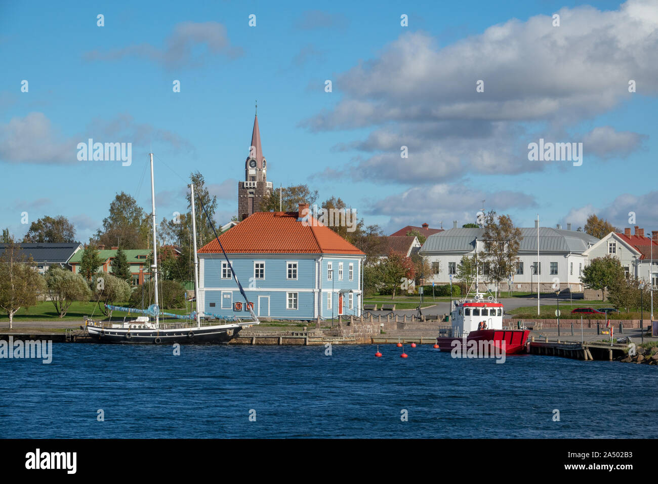 Seashore town of Raahe in Finland Stock Photo - Alamy