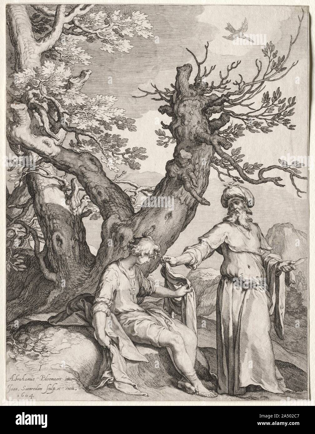 Ahijah and Jeroboam, 1604. These four prints were likely meant as two ...