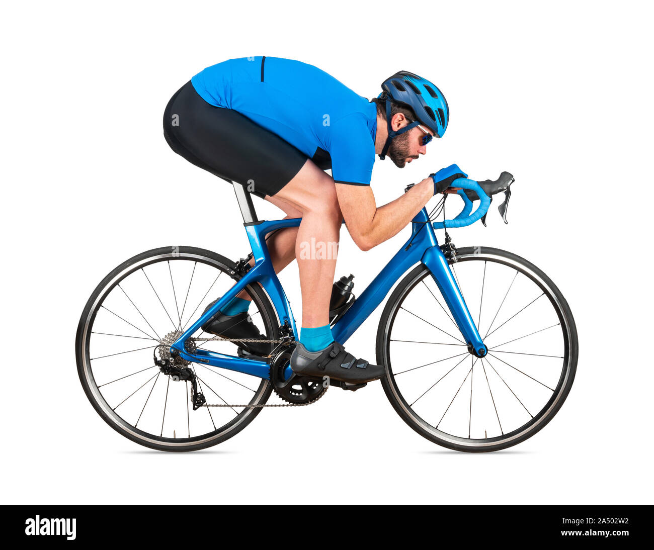 Cycle road race descent Cut Out Stock Images & Pictures - Alamy