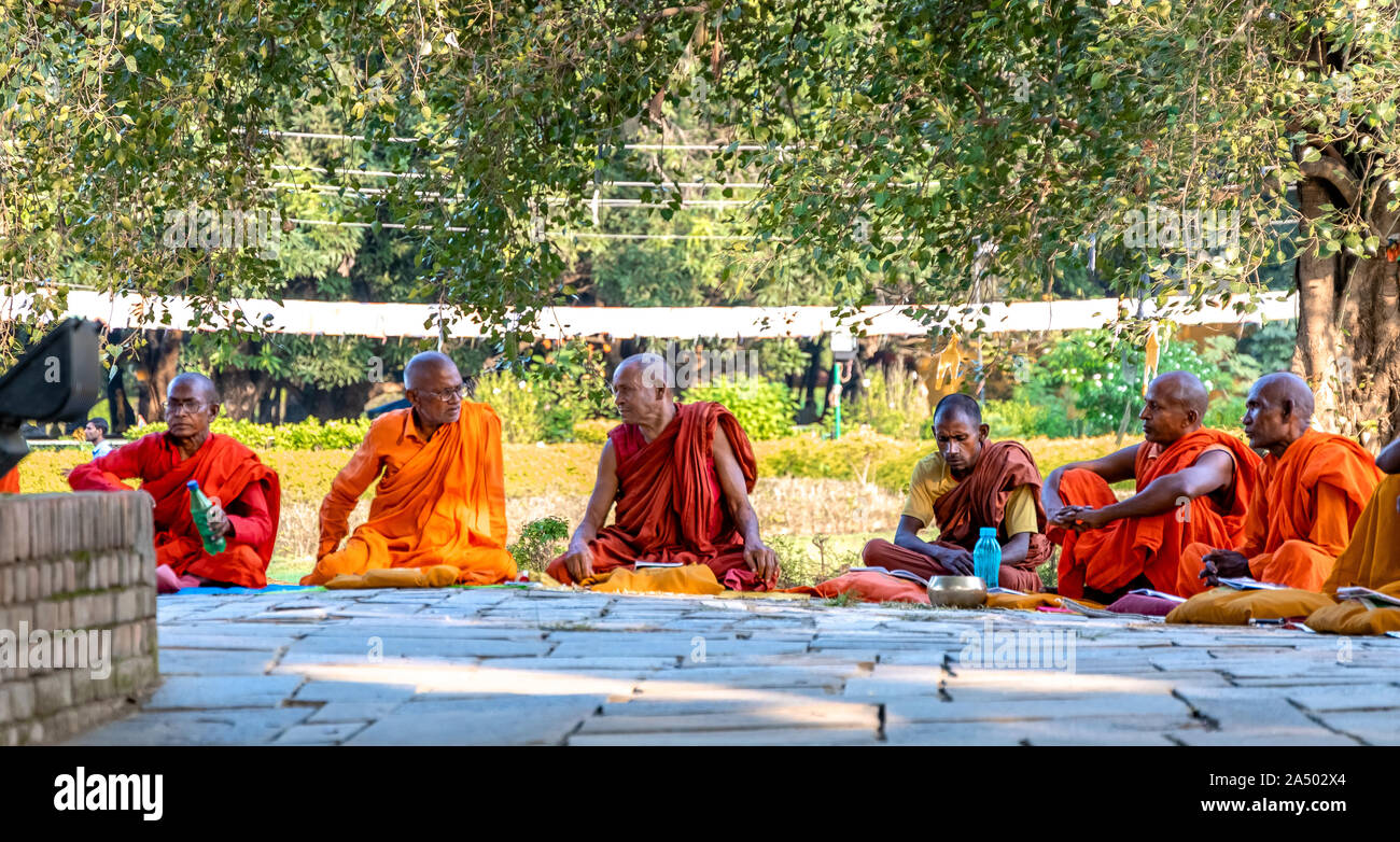 Buddhist monk maya devi temple hi-res stock photography and images - Alamy
