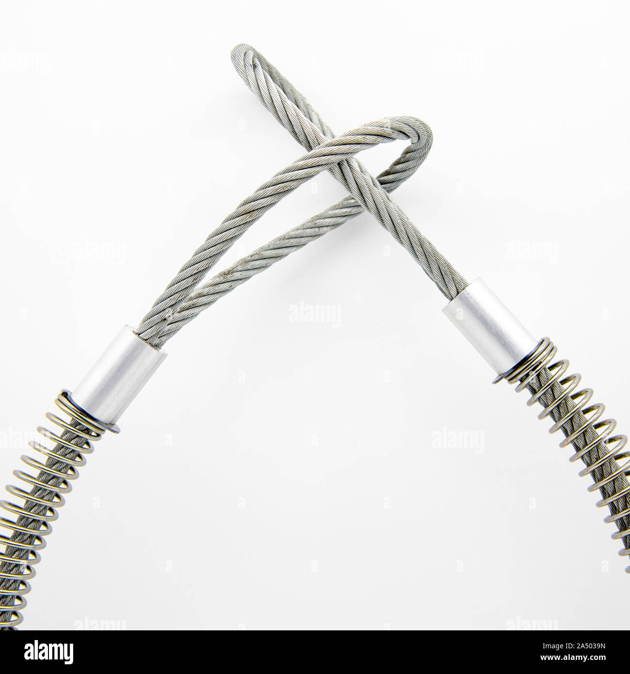 Details of the safety rope for high pressure hoses, one loop is ...