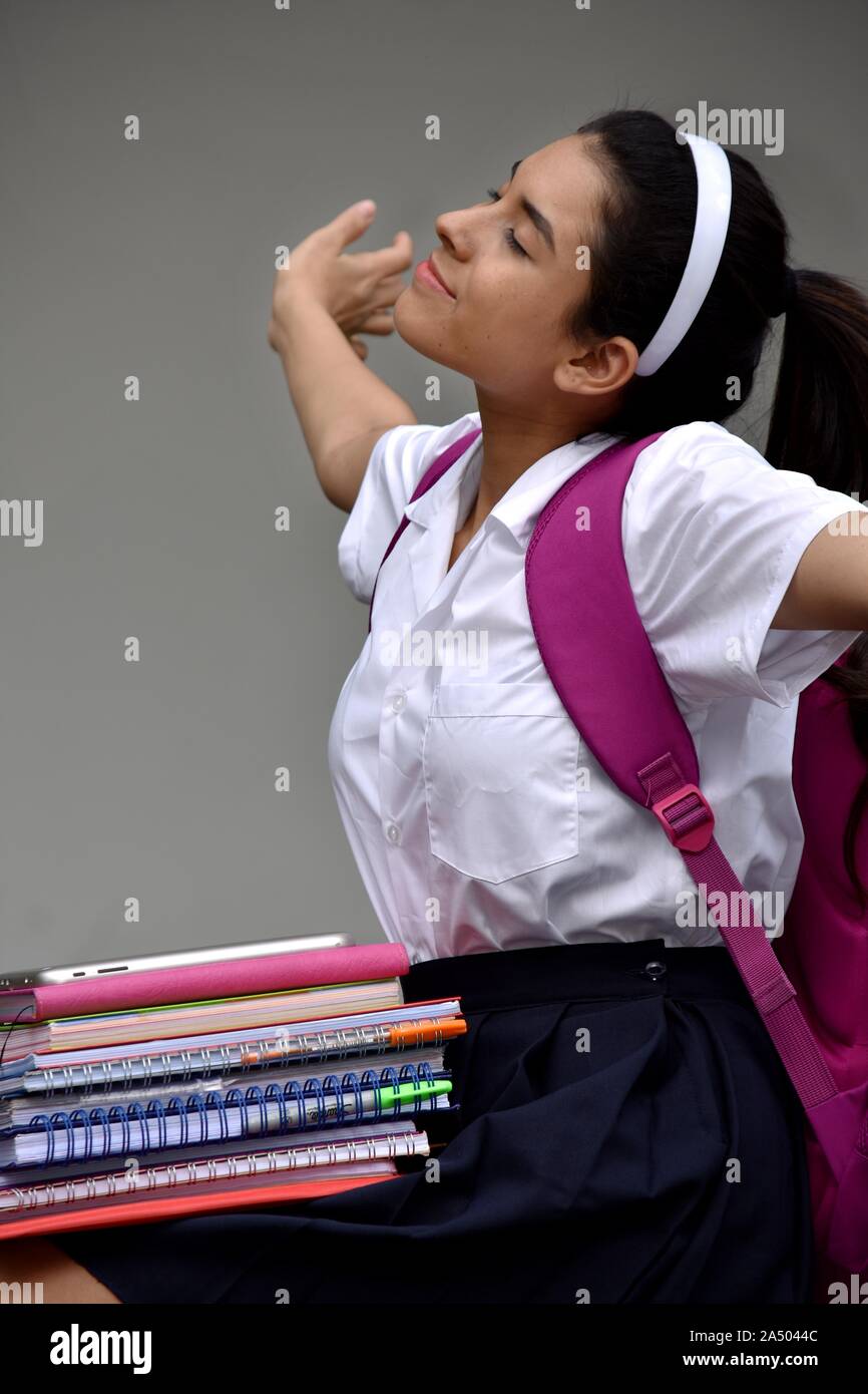 Female Student And Freedom Stock Photo - Alamy