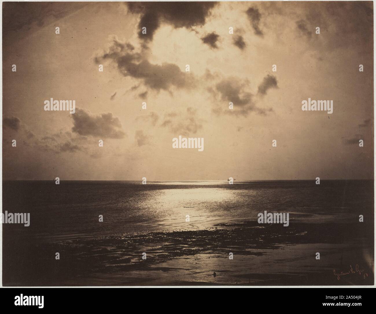 An Effect of the Sun, Normandy, c. 1856. Exploring the dramatic effects ...