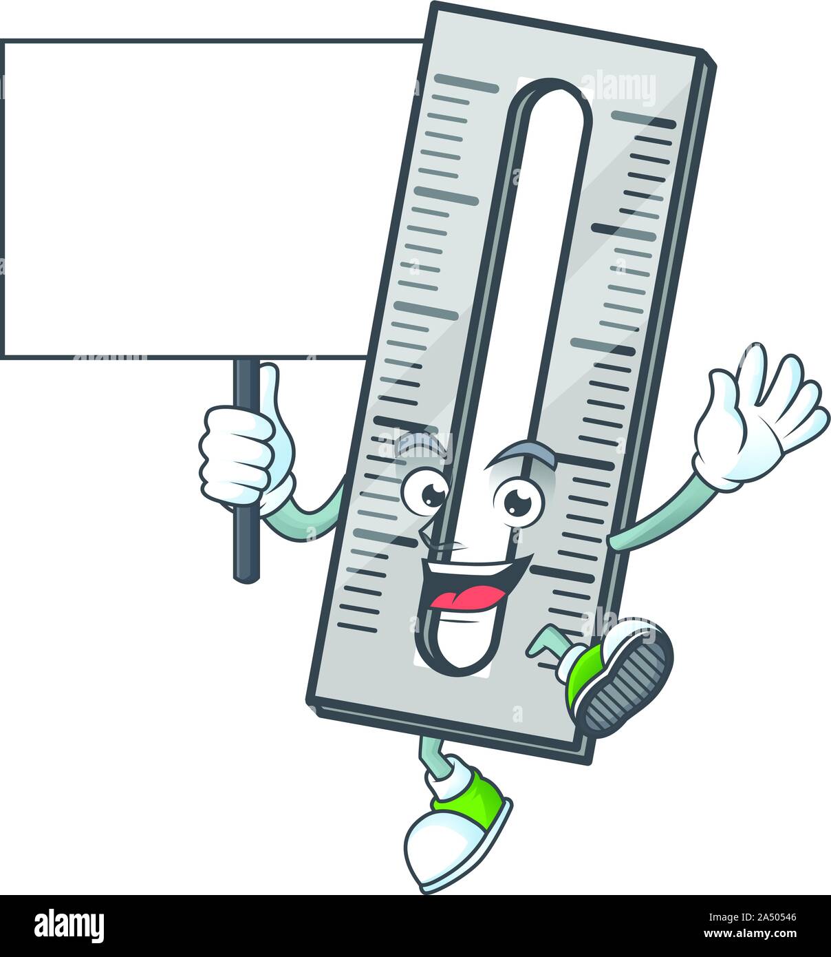 Measuring plank Stock Vector Images - Alamy