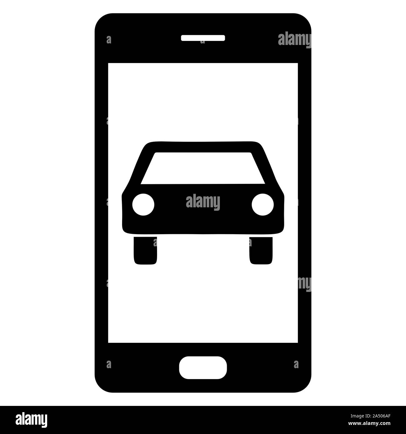 Car and smartphone Stock Photo - Alamy