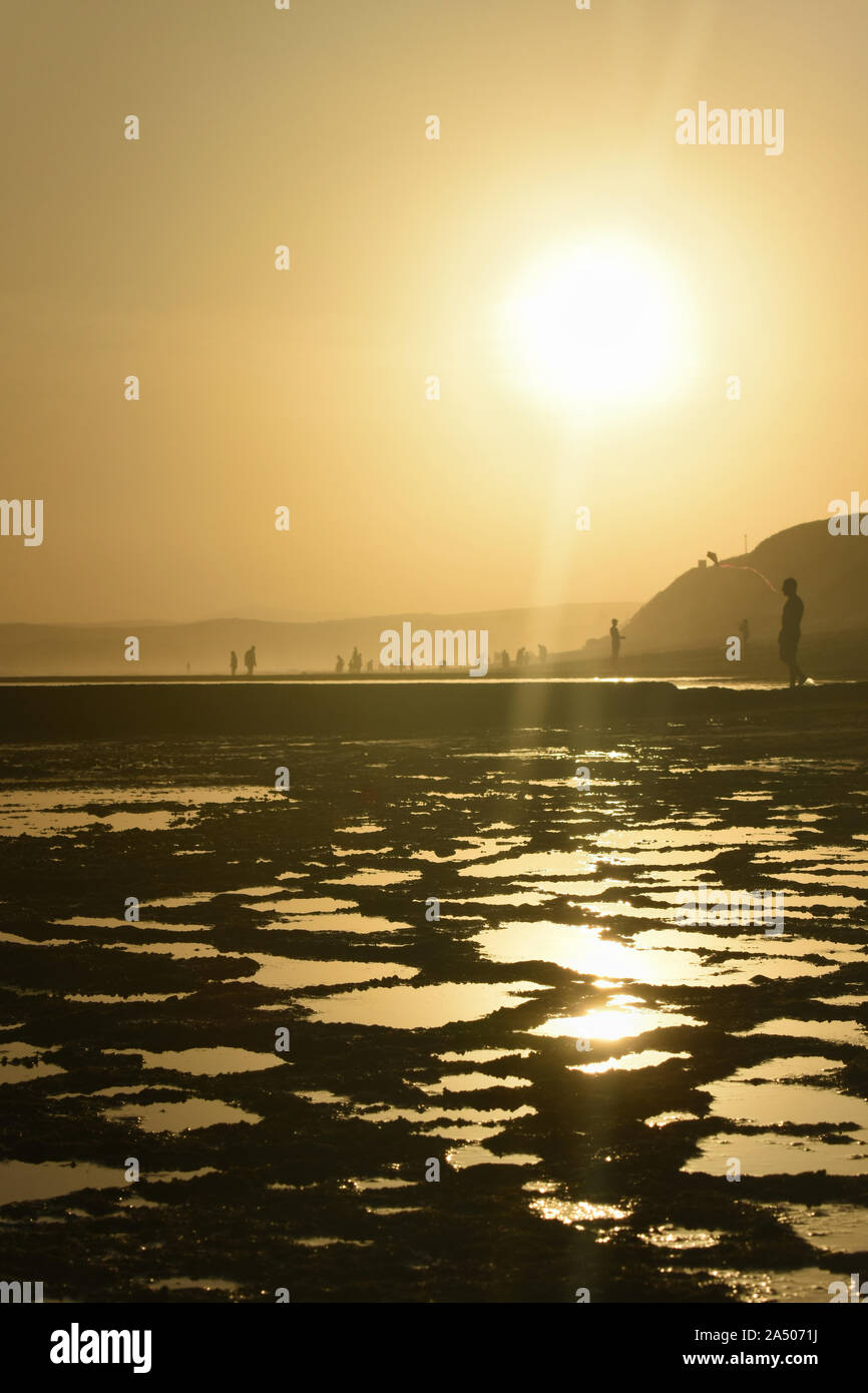 Rock pools beach landscape hi-res stock photography and images - Alamy
