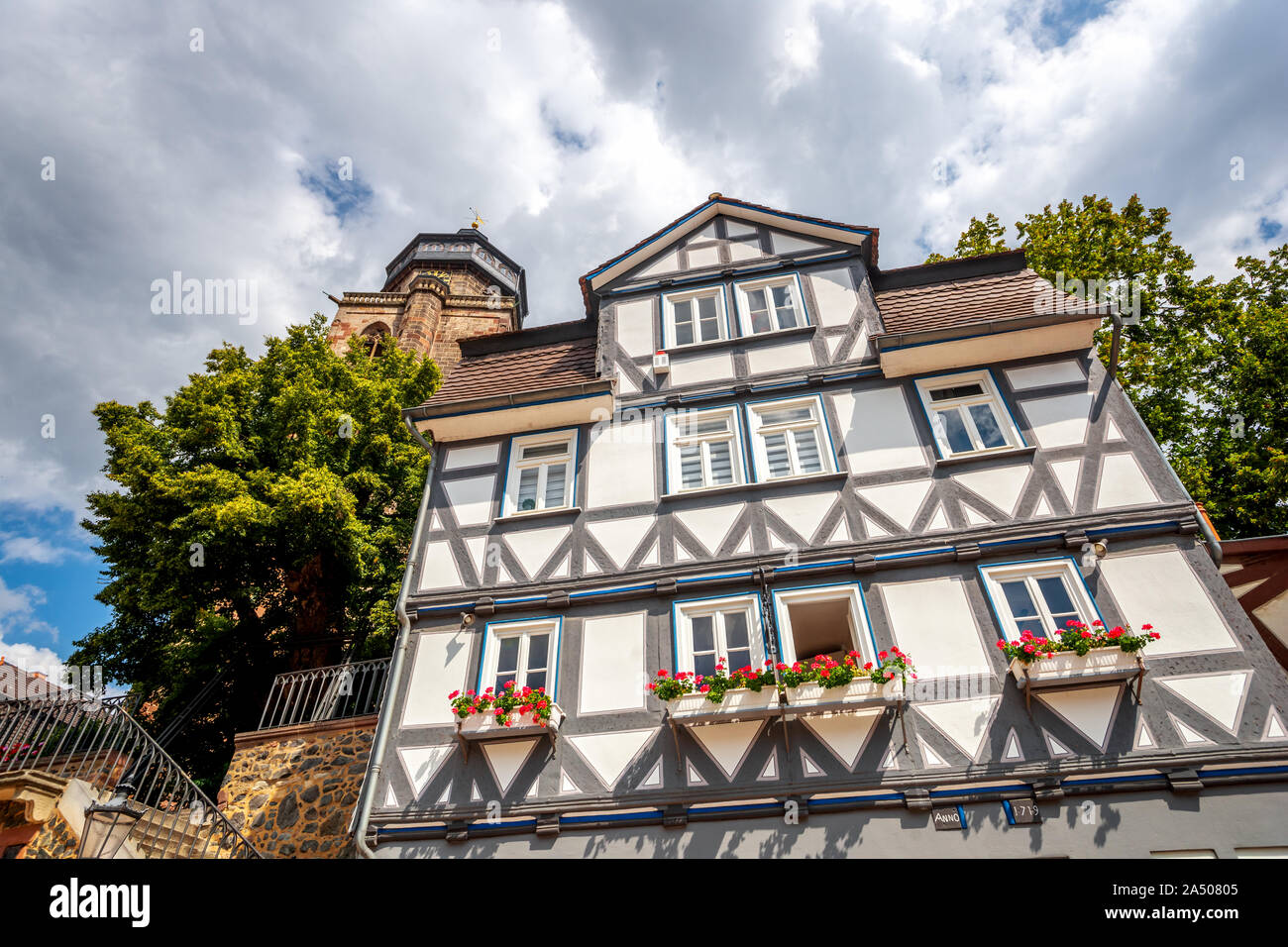 Historical market in Homberg Efze, Hessen, Germany Stock Photo - Alamy