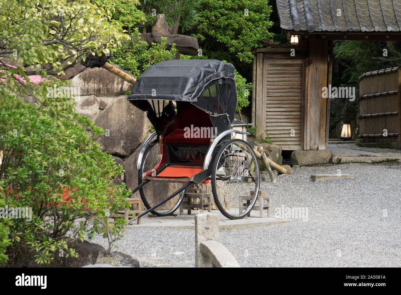 Jinrikisha rickshaw japan travel hi-res stock photography and images ...