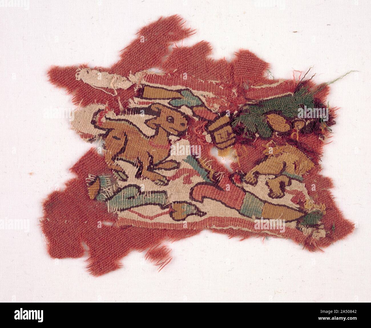 Band with Flora and Fauna Motifs, 500s - 600s Stock Photo - Alamy
