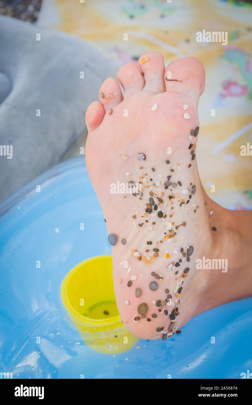 Stuck to leg hi-res stock photography and images - Alamy