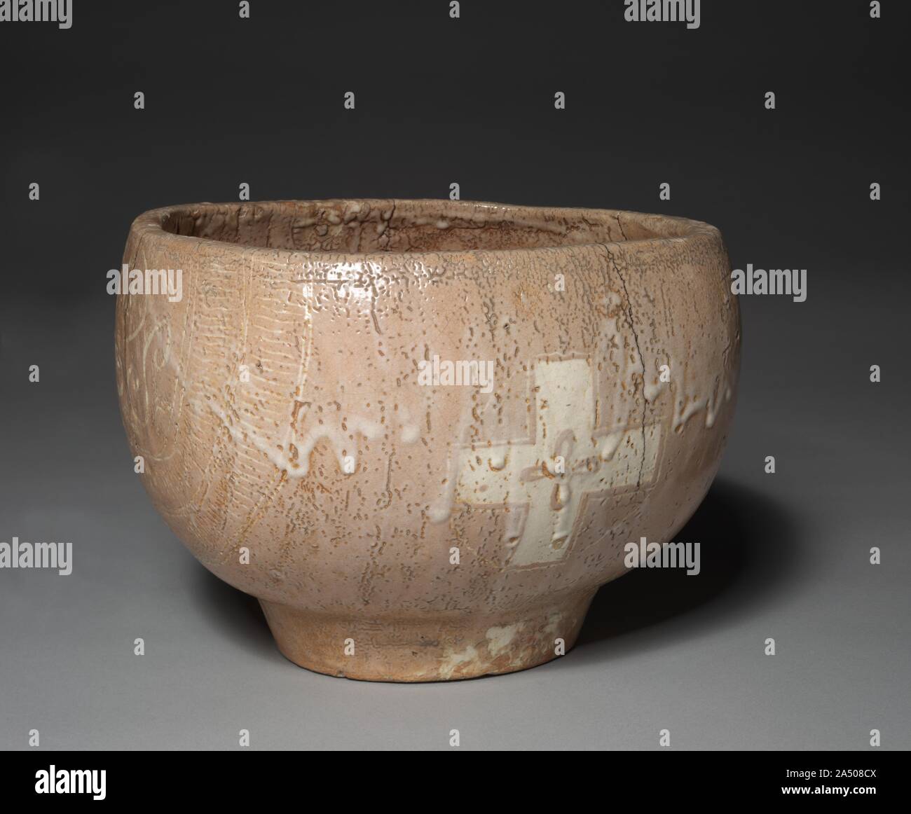 Baptismal Bowl with Christian Design of Cross and Insignia of the ...