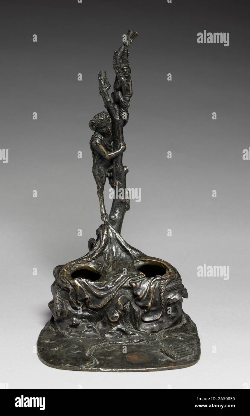 Base for a Satyr and Satyress Group, early 1500s or later Stock Photo ...