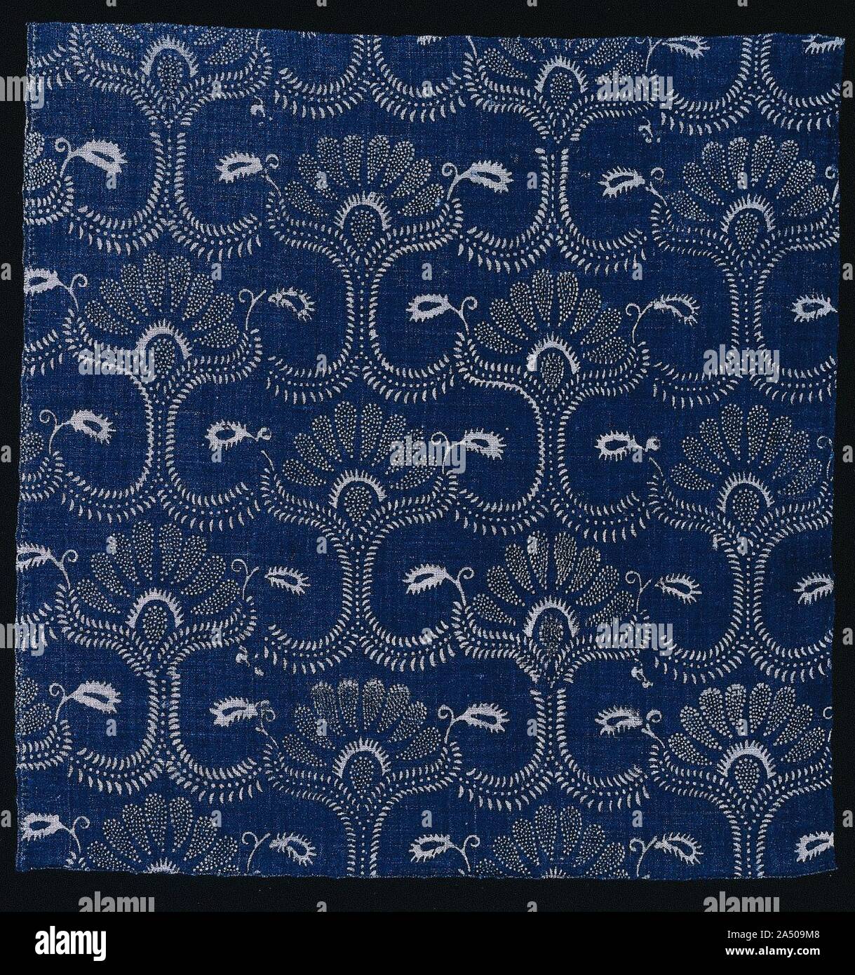 Blue textile design 18th century hi-res stock photography and images ...