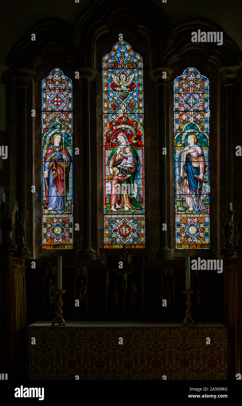 Faith hope charity stained glass hi-res stock photography and images ...