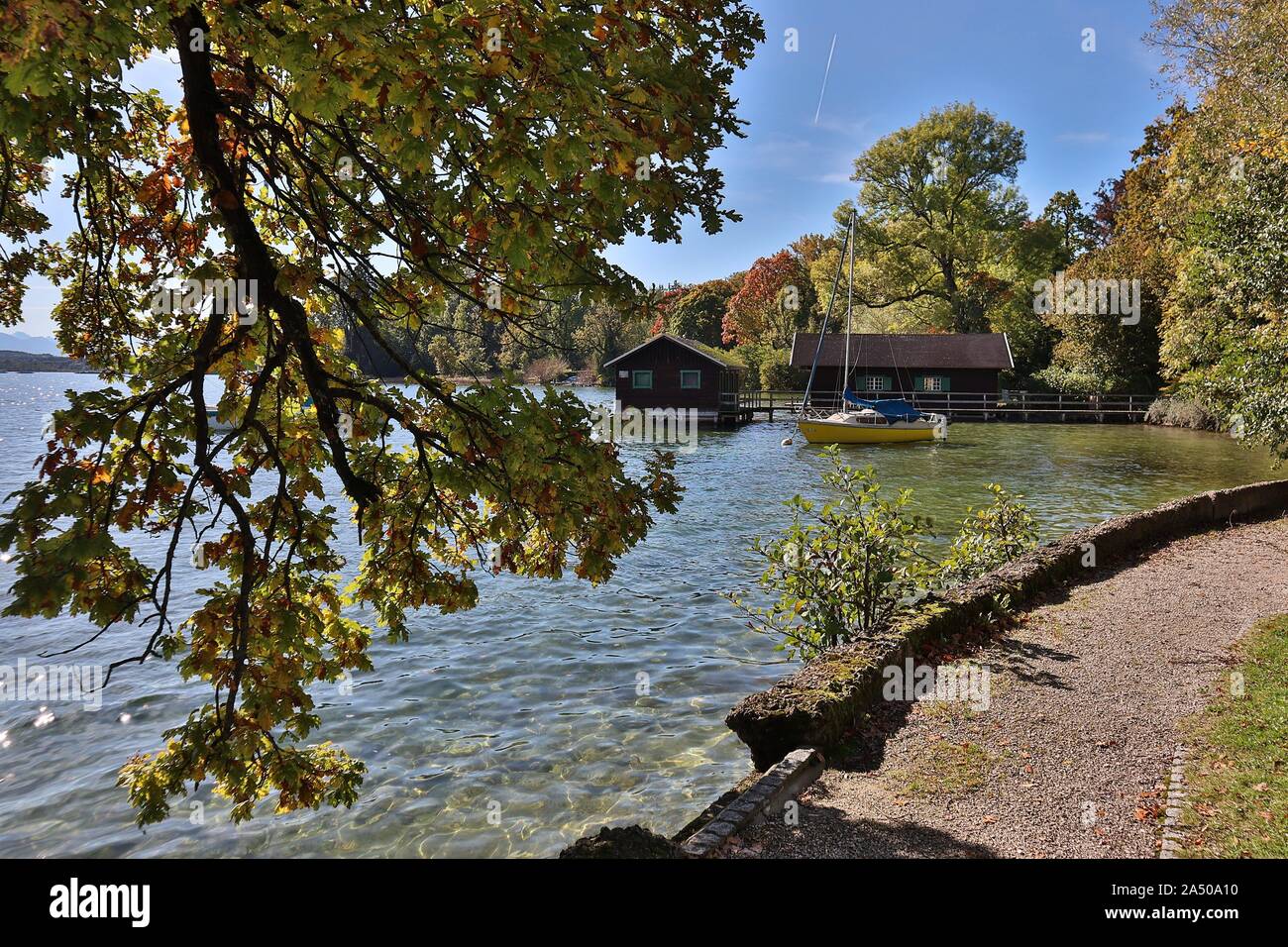 Tutzingen, Germany 11.10.2019: Impressions Around Tutzingen -11.10.2019 ...