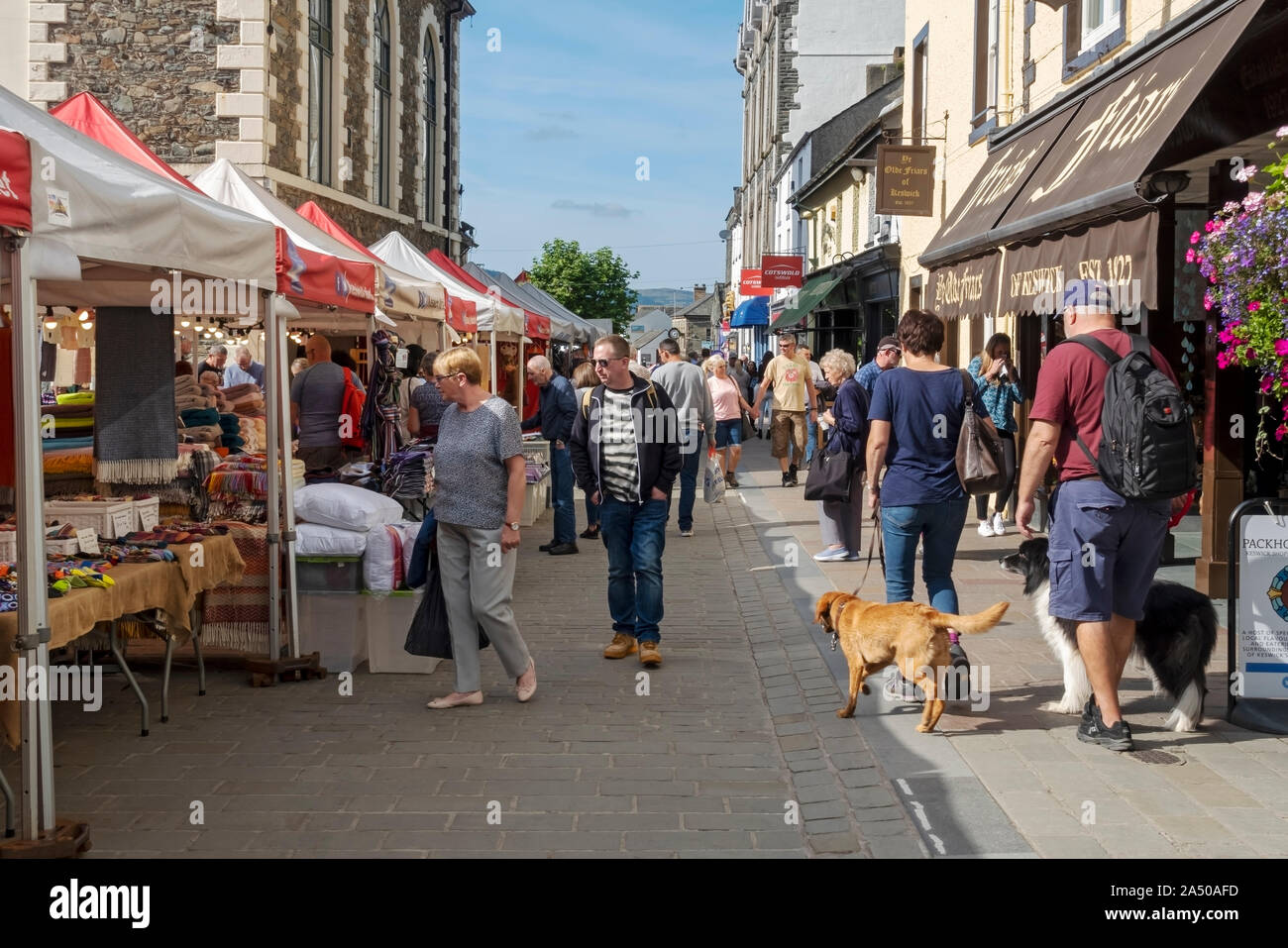 Keswick Town Street Market High Resolution Stock Photography and Images ...