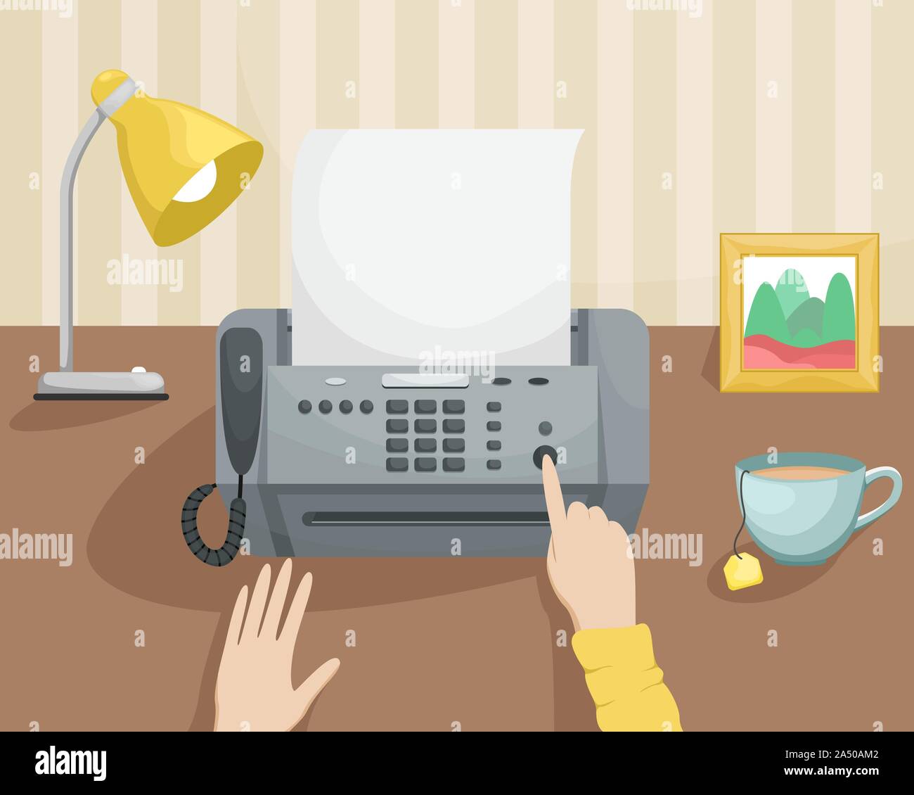 Pressing device Stock Vector Images - Alamy