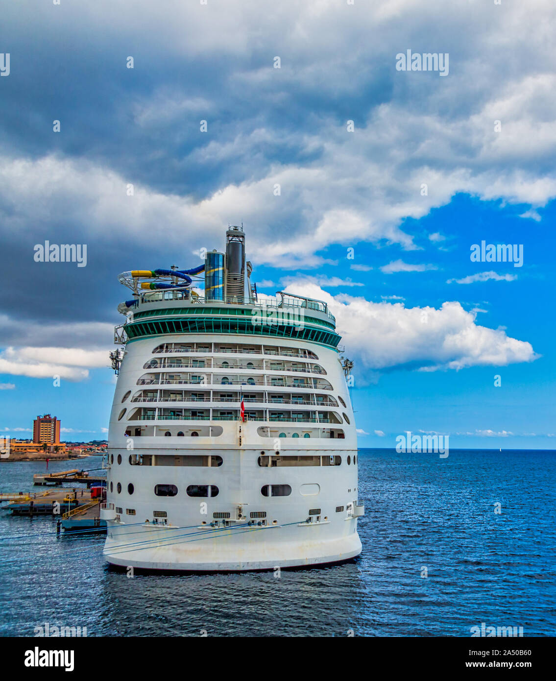 Cruise Ship in Paradise Stock Photo - Alamy