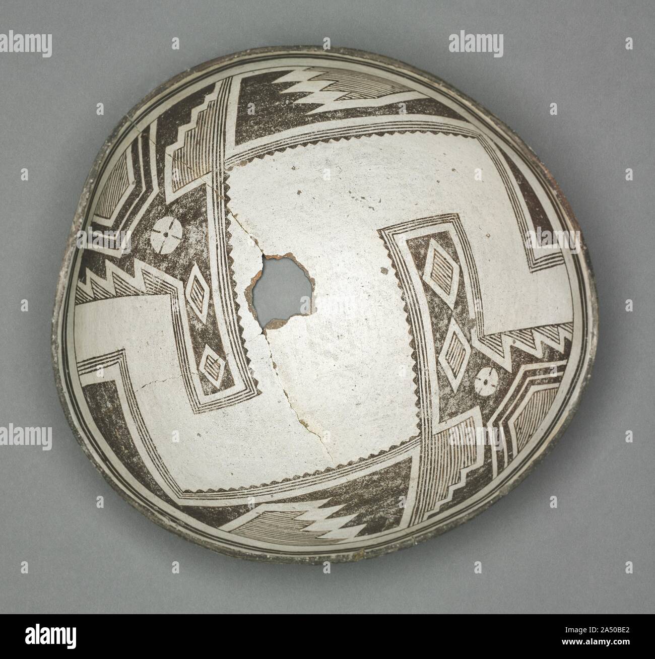 Bowl with Geometric Design (Two- part Design), c. 1000- 1150. The ...