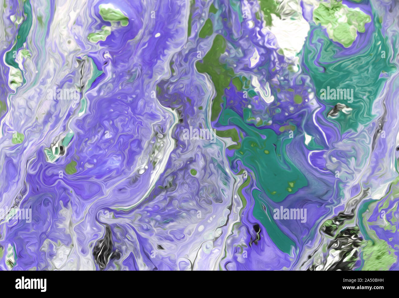 Colorful wet abstract paint leaks and splashes texture on white ...