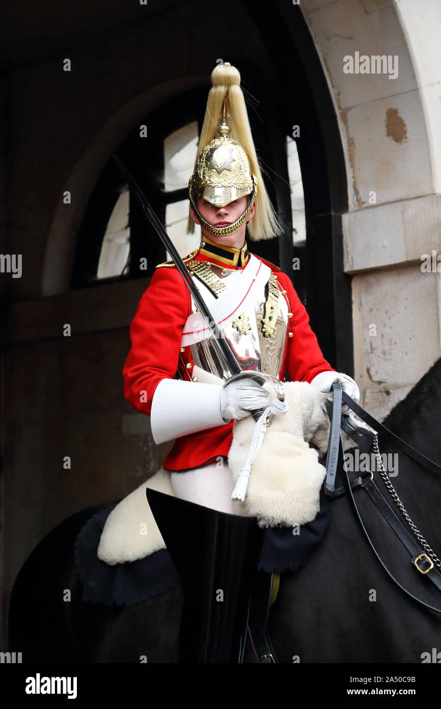 Household cavalry uniform helmet hi-res stock photography and images ...