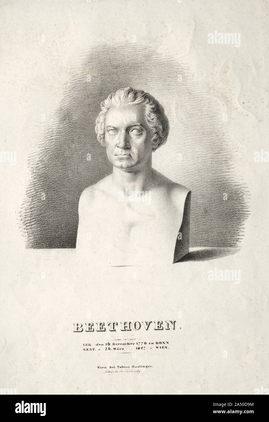 Bust of Ludwig van Beethoven Stock Photo - Alamy
