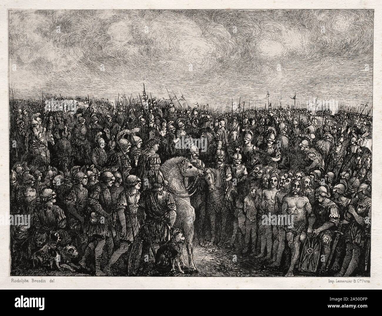 Caesar and his Prisoners, 1878 Stock Photo - Alamy