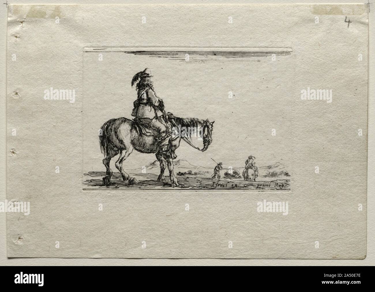 Caprices: Mounted Cavalier Stock Photo - Alamy