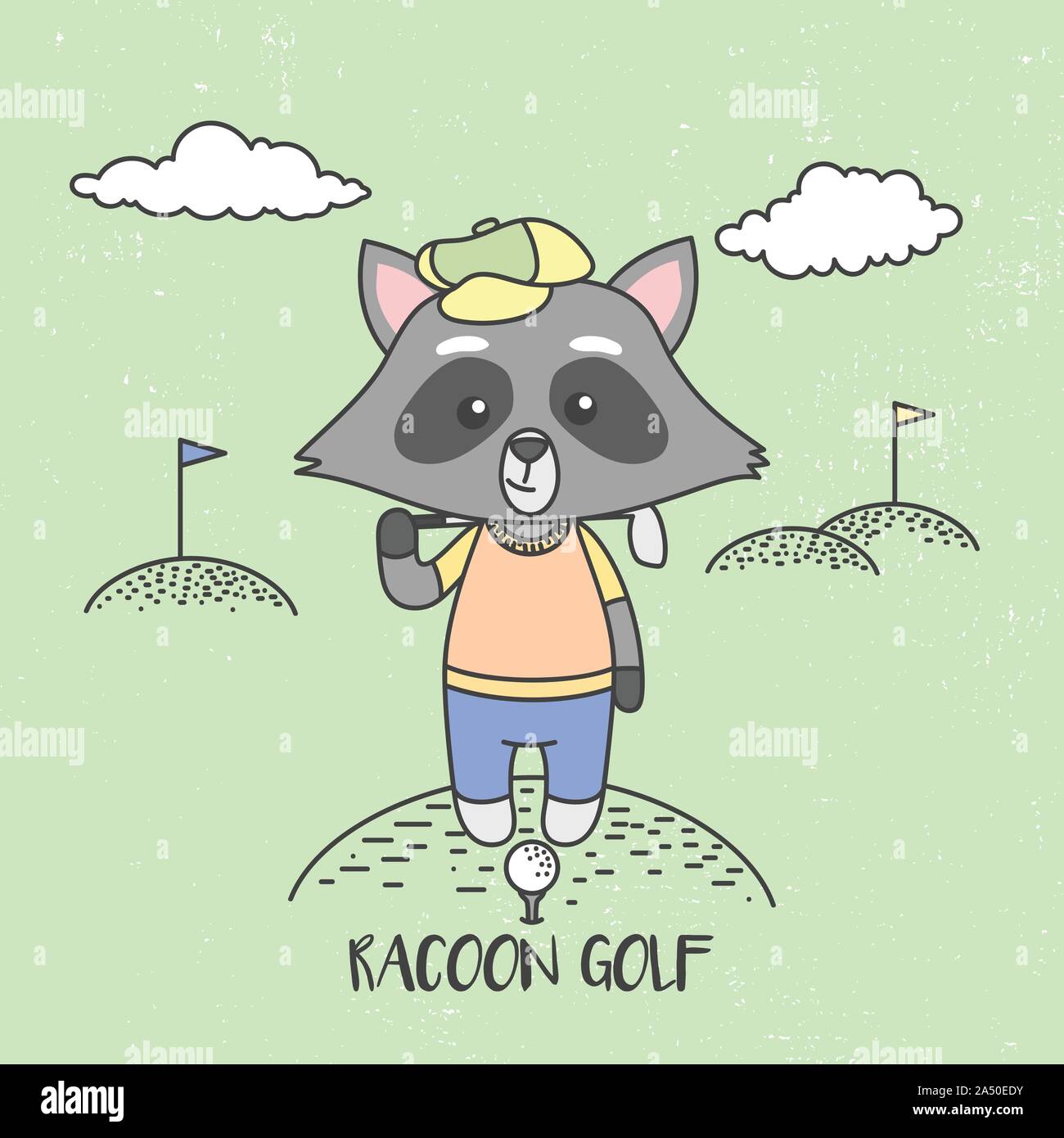Golf woodland Stock Vector Images - Alamy