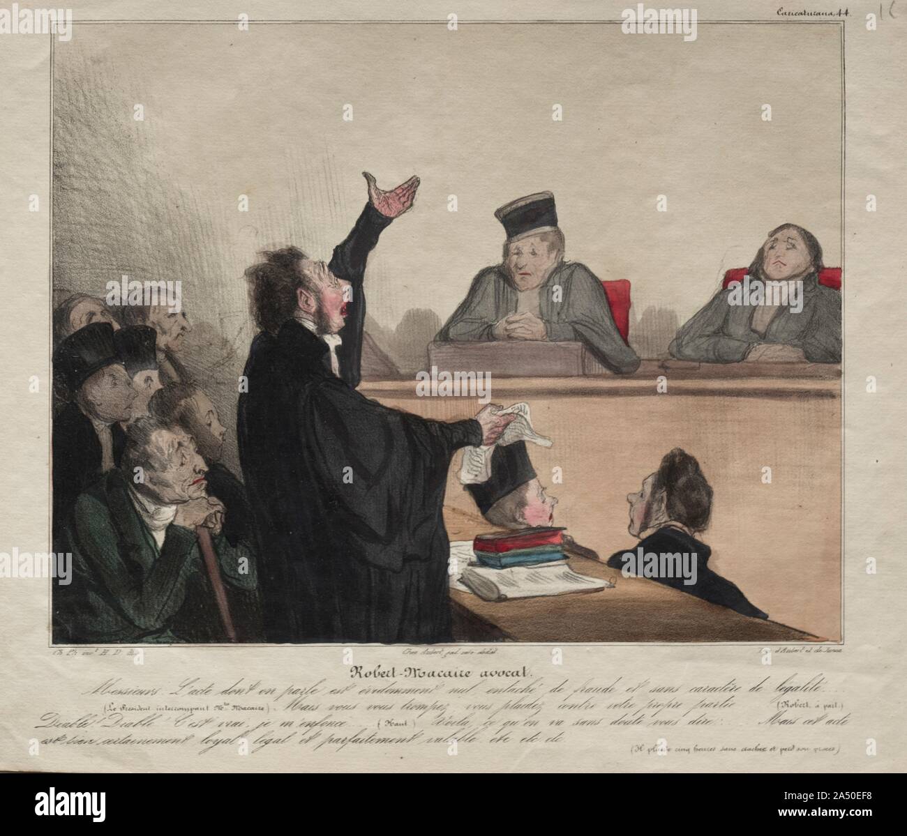 Daumier honore macaire hi-res stock photography and images - Alamy
