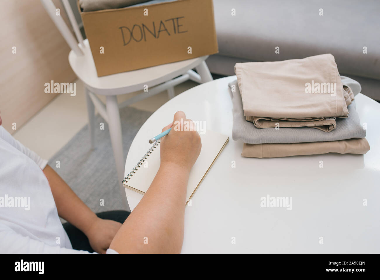 Notebook donation hi-res stock photography and images - Alamy