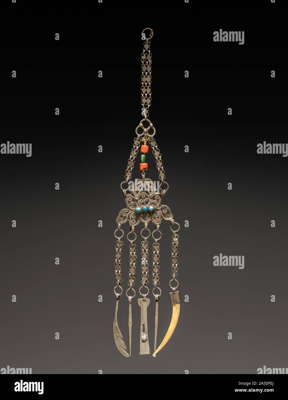 Chatelaine with Toilet Articles, 1800s Stock Photo - Alamy