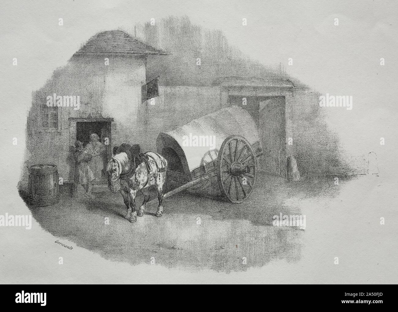 Cheval de charrette hi-res stock photography and images - Alamy