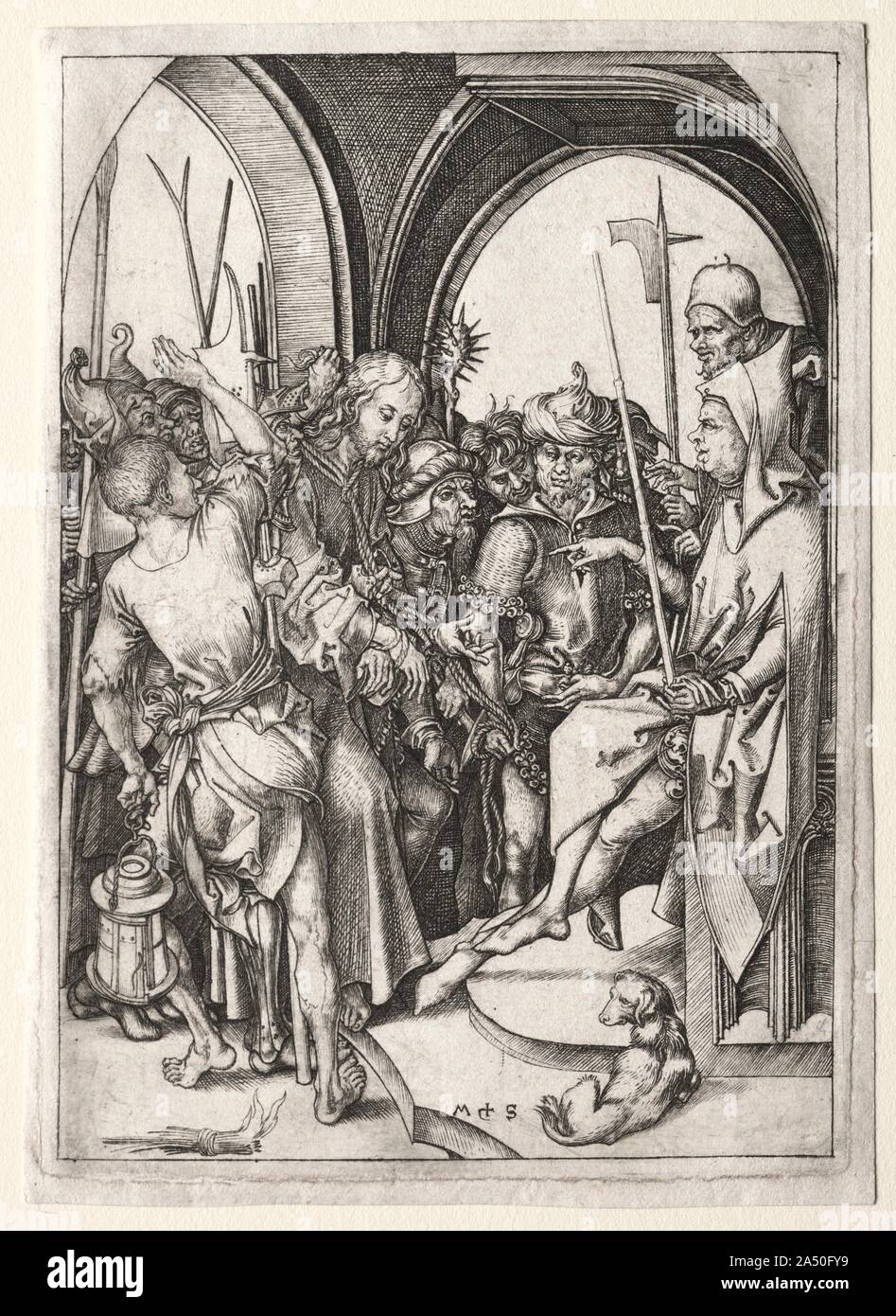 Christ Before the High Priest Stock Photo - Alamy