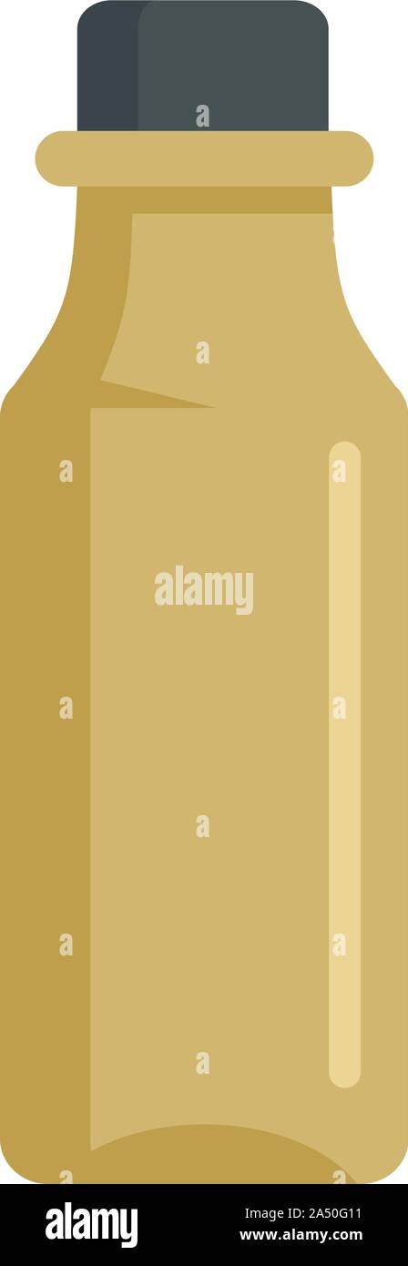 Medical syrup bottle icon. Flat illustration of medical syrup bottle ...