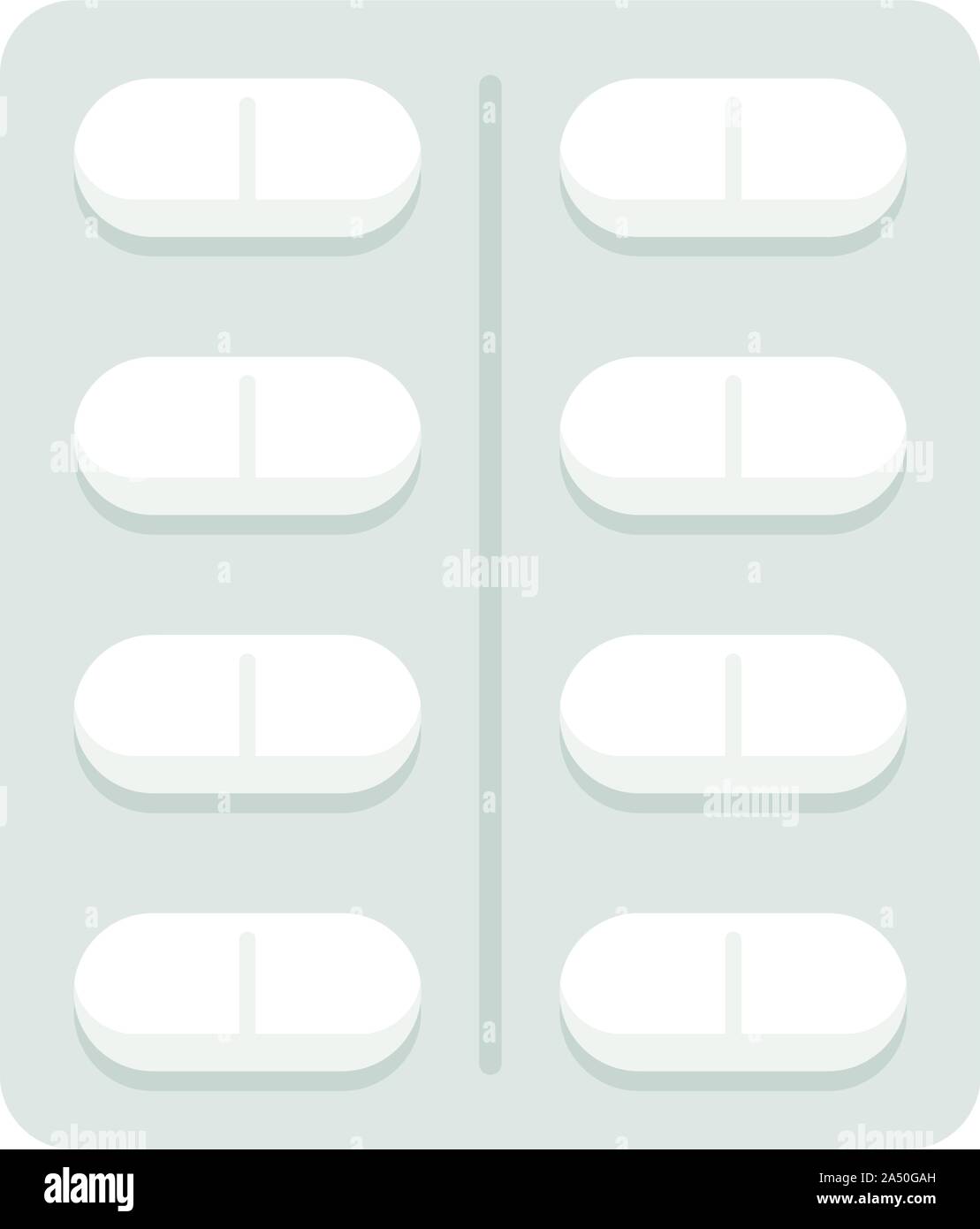 Capsule pack icon. Flat illustration of capsule pack vector icon for ...
