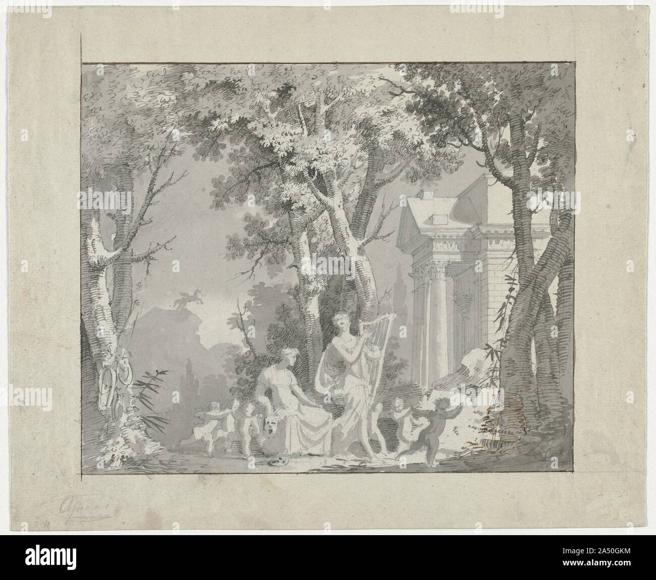 Classical Scene, 1775-1800 Stock Photo - Alamy