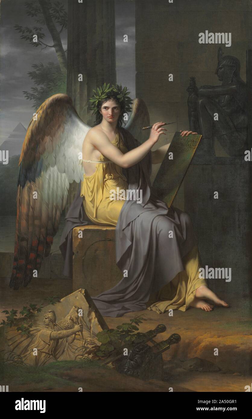 Clio, Muse of History, 1800 Stock Photo - Alamy