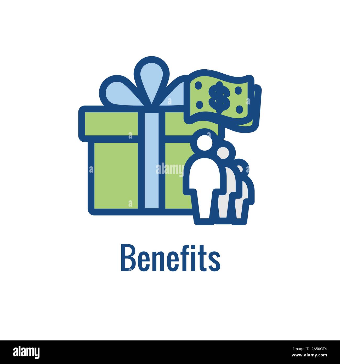 Hiring Process icon that shows an aspect of being a new hire Stock ...