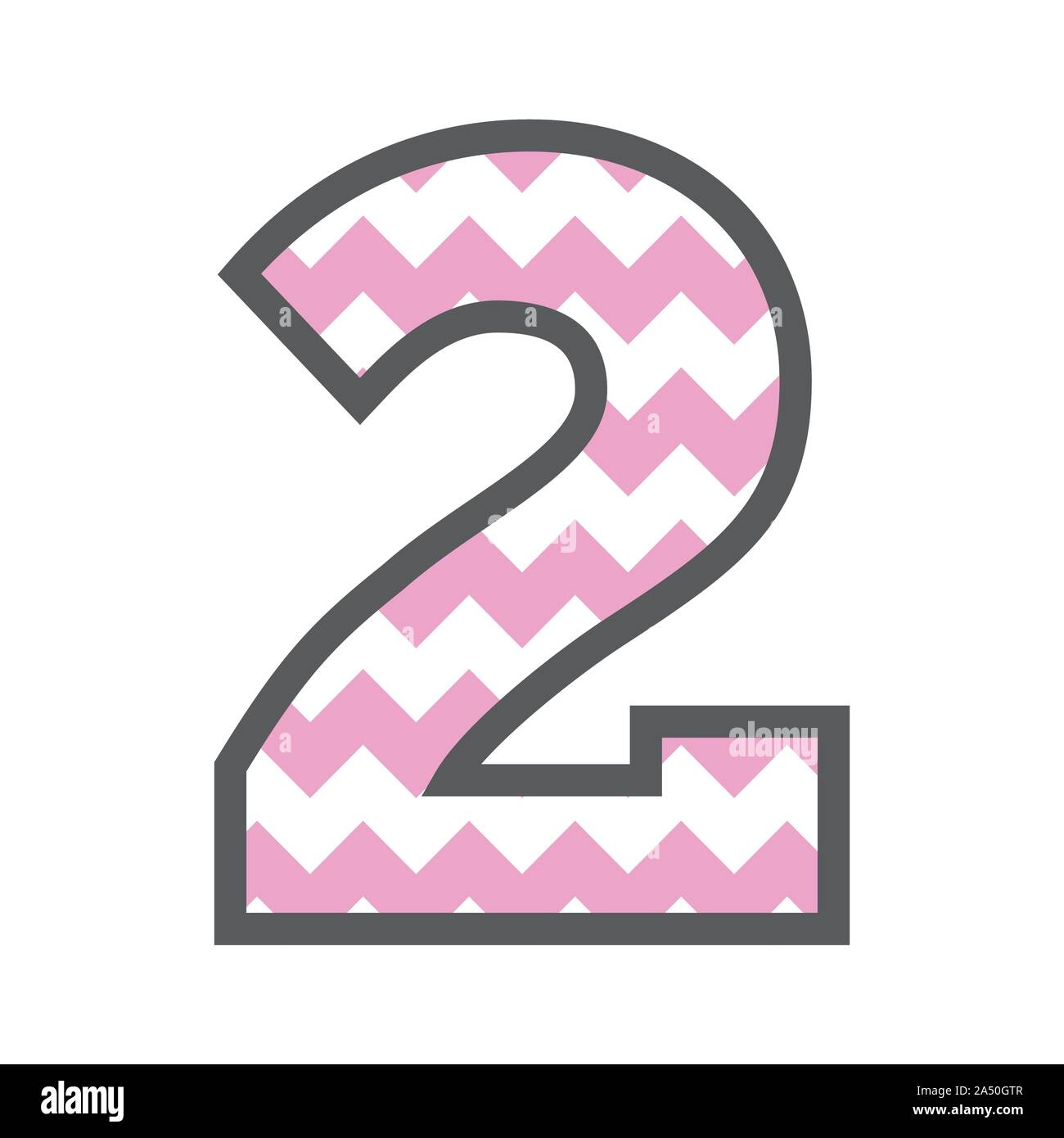 Numbers chevron Cut Out Stock Images & Pictures - Alamy