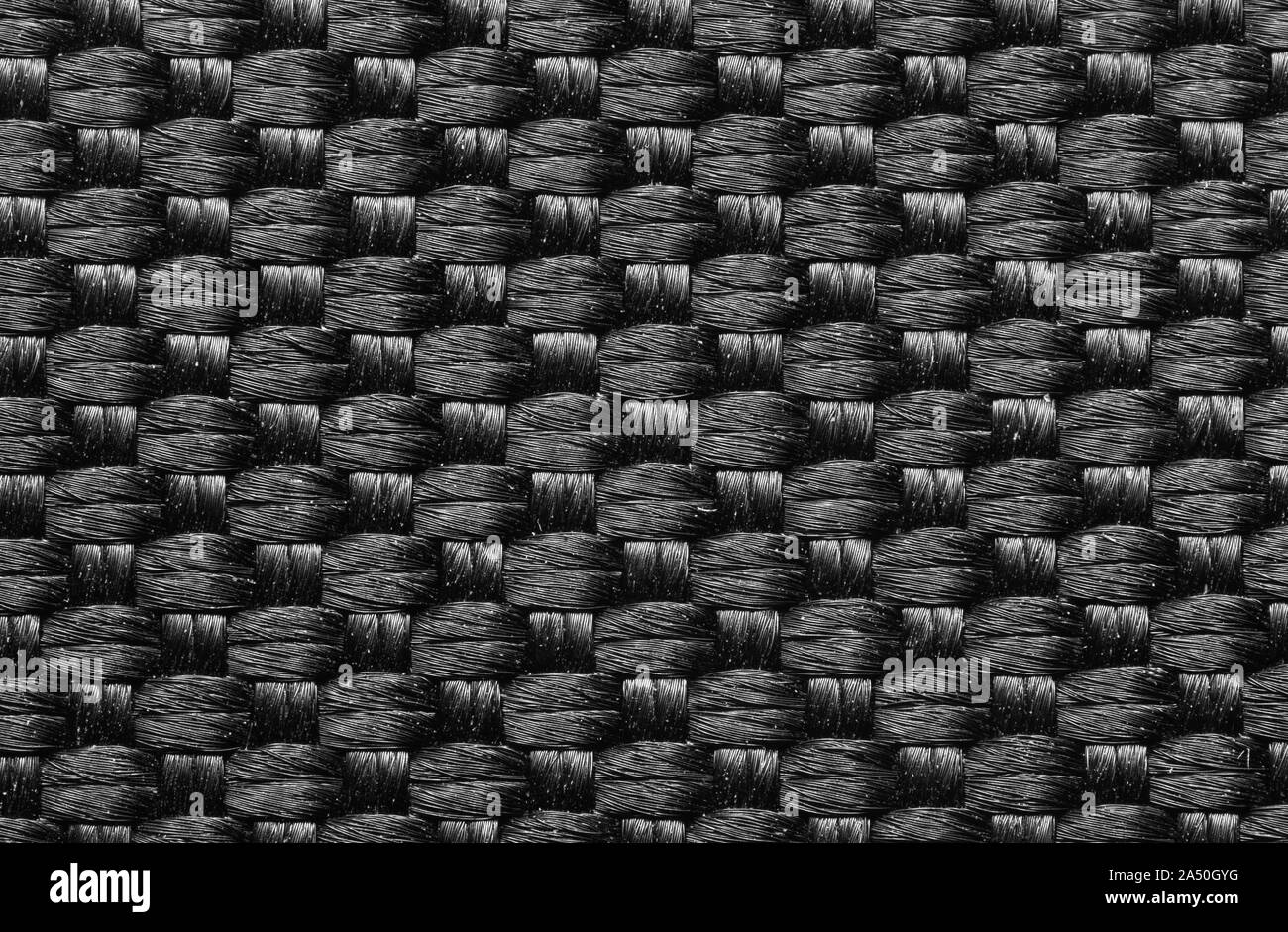 Macro Photography of Black Nylon Texture for Background Stock Photo - Alamy