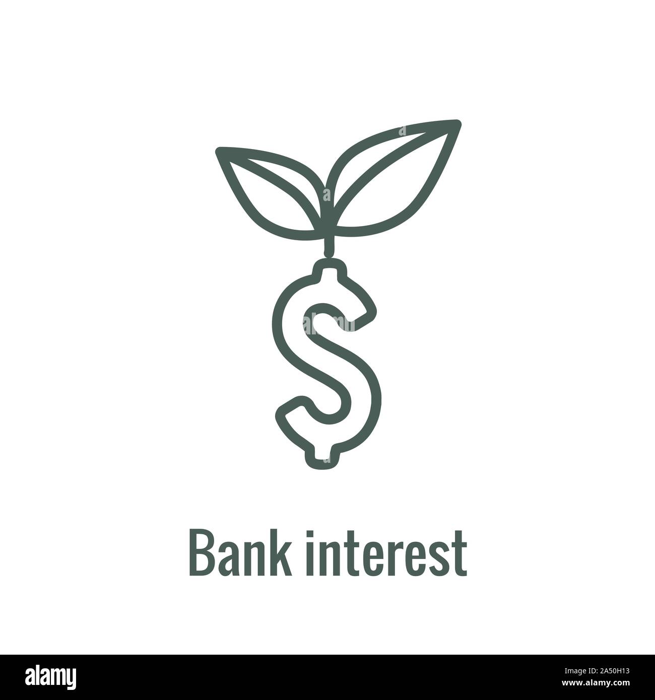 Investment - Banking Icon showing increase in amount Stock Vector Image ...