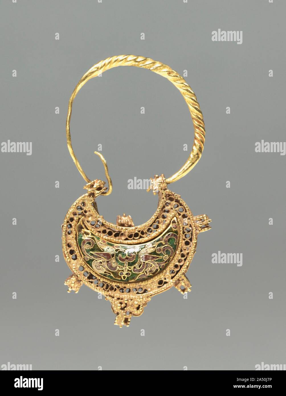 Crescent-Shaped Earring, 1000-1100 Stock Photo - Alamy